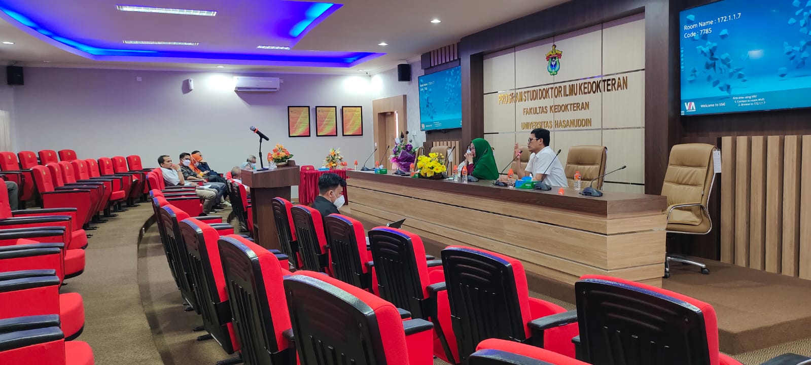 Dekan FK Unhas Resmikan Mini Auditorium Prodi Doktor Ilmu Kedokteran ...