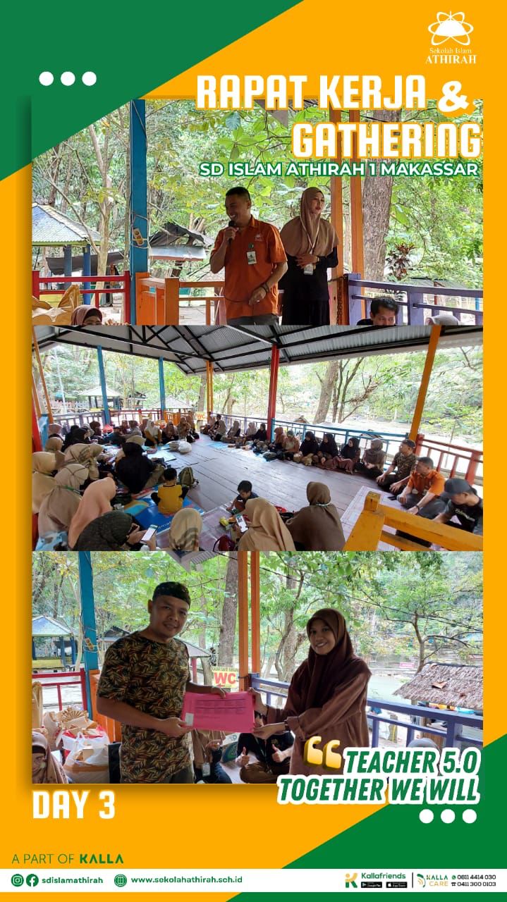 Penutupan Raker 2023-2024, SD Islam Athirah 1 Makassar Gelar Gathering ...
