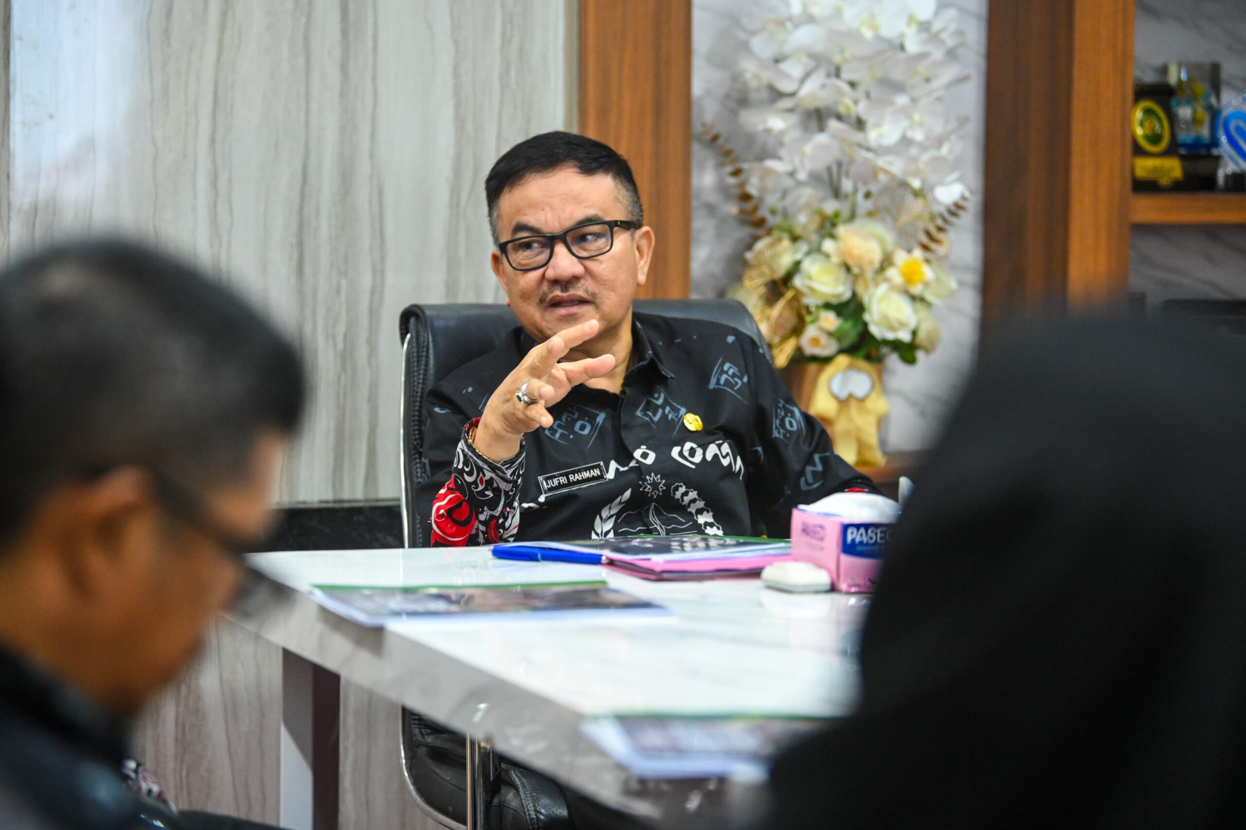 Sekda Jufri Rahman Terima Kunjungan Pendiri Rimba Bitti Pandala Takalar ...